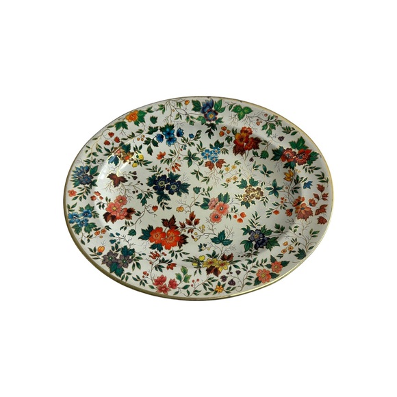 Daher | Accents | Vintage Daher Decorated Ware Floral Tin Tray | Poshmark